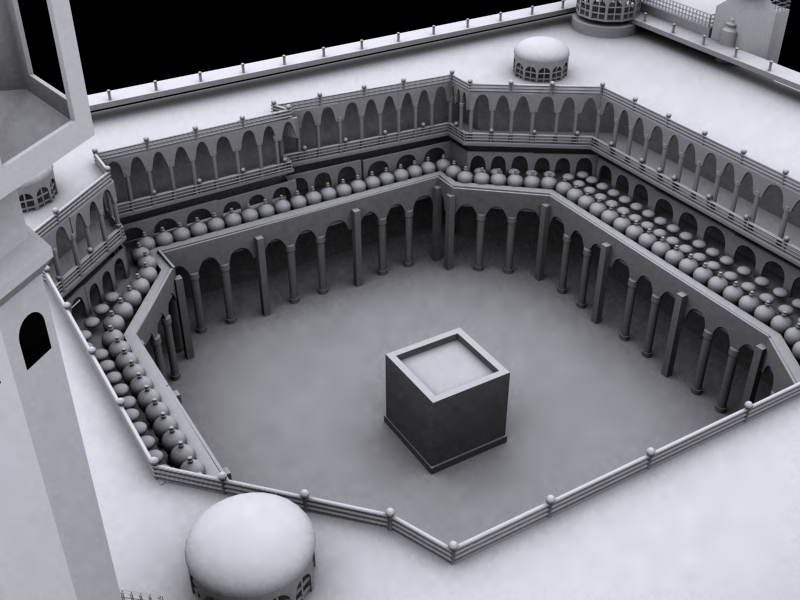 kaaba 3d model