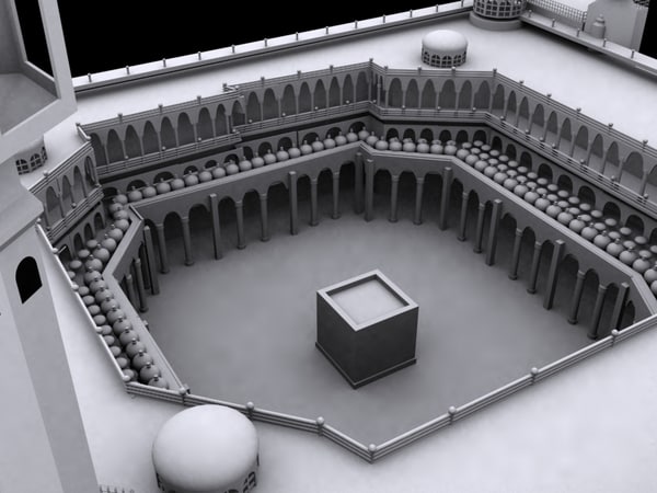 kaaba 3d model