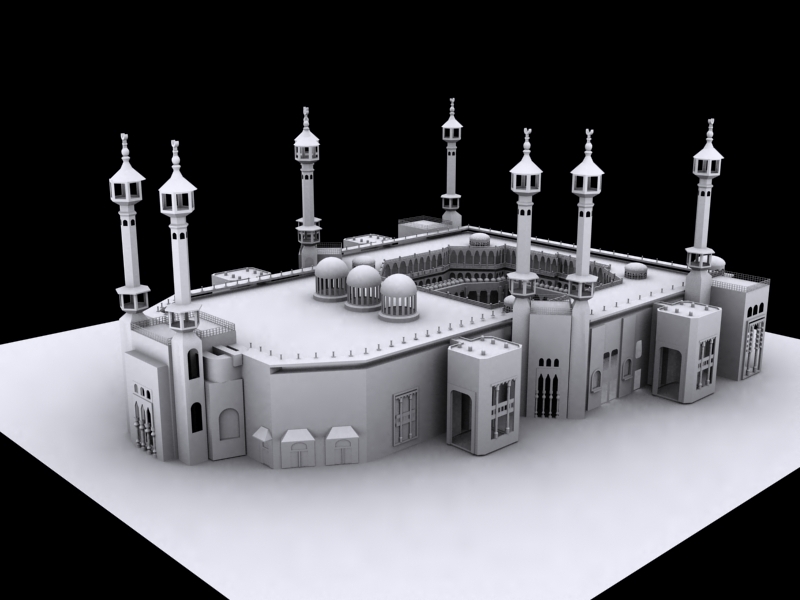 kaaba 3d model