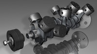 ige w12 engine crankshaft