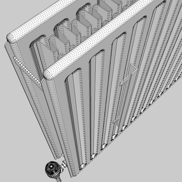 radiator pack 3d obj