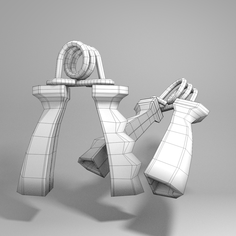 hand grip 3d model