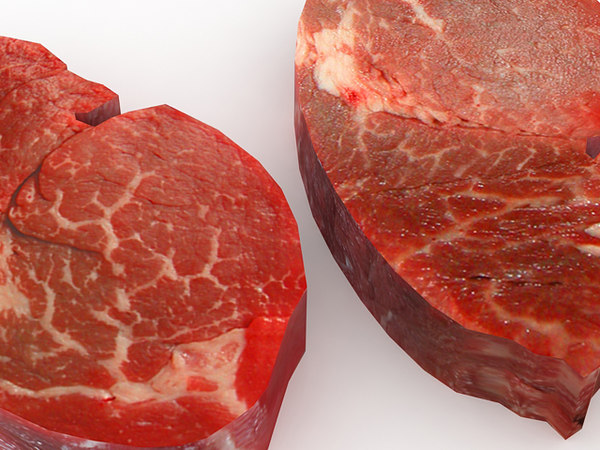 steak beef meat 3d model