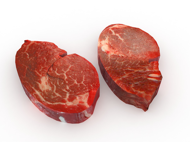 steak beef meat 3d model