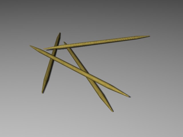 tooth pick toothpick 3d model