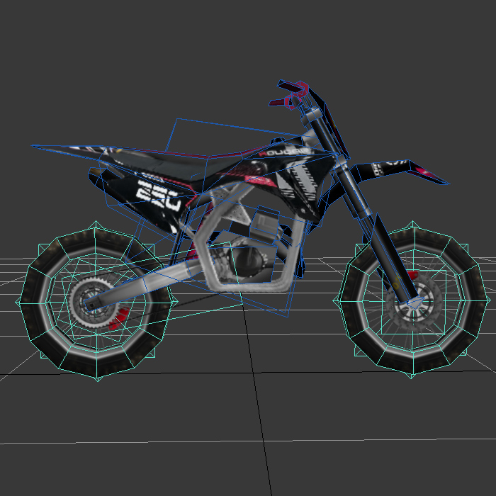 3ds max dirt bike