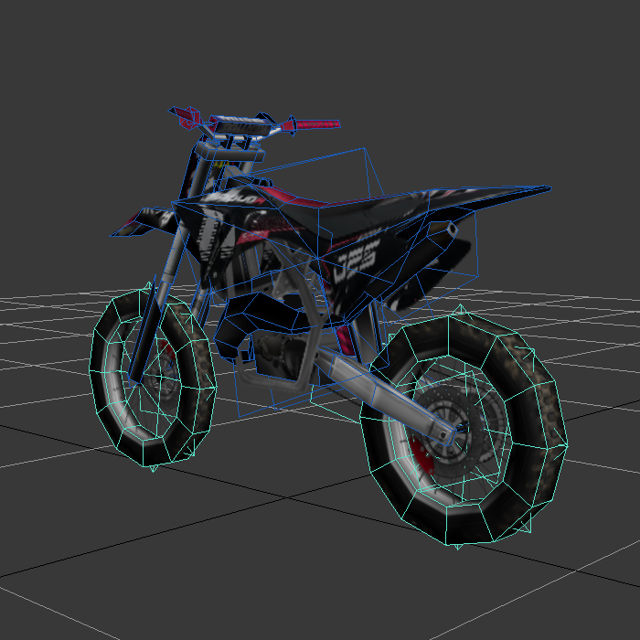 3ds max dirt bike