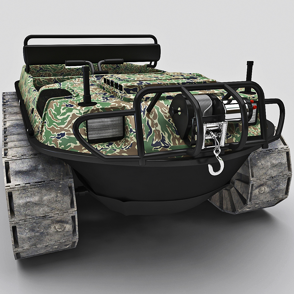 3d amphibious argo 8x8 model