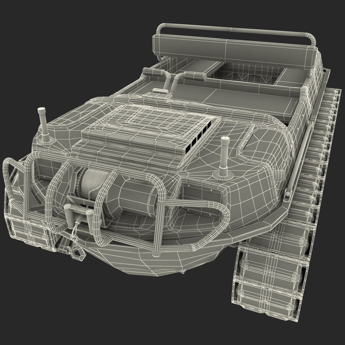 3d amphibious argo 8x8 model