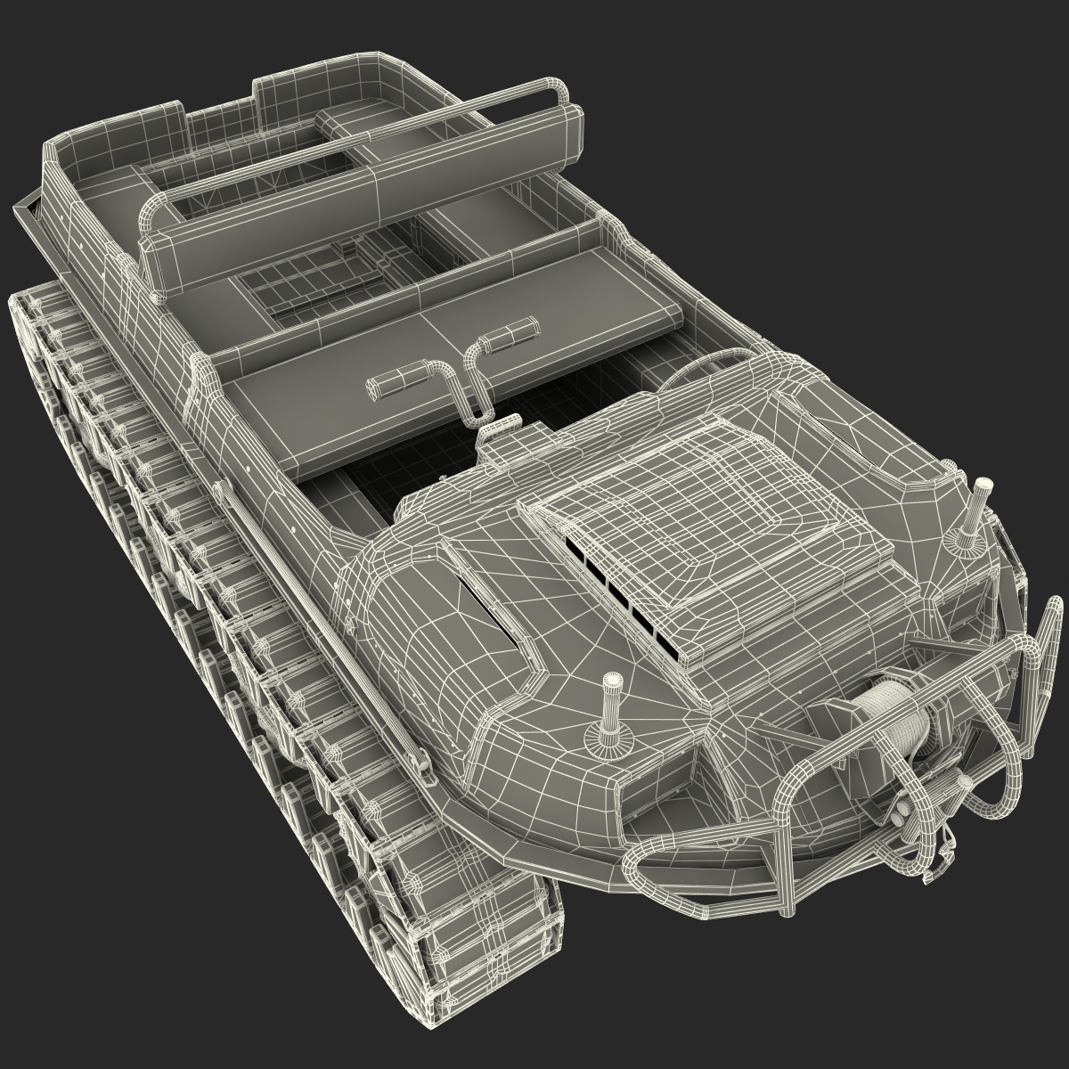 3d amphibious argo 8x8 model