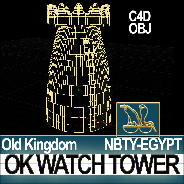 3d ancient egyptian old kingdom model