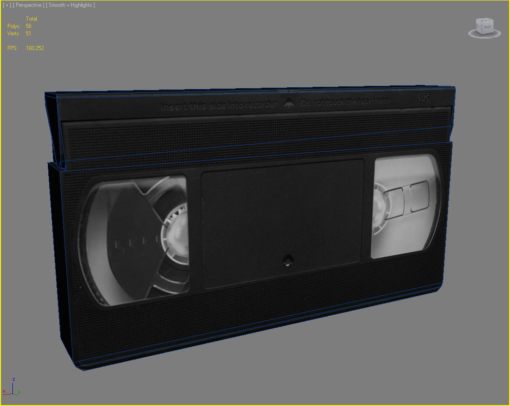 vhs tape 3d model