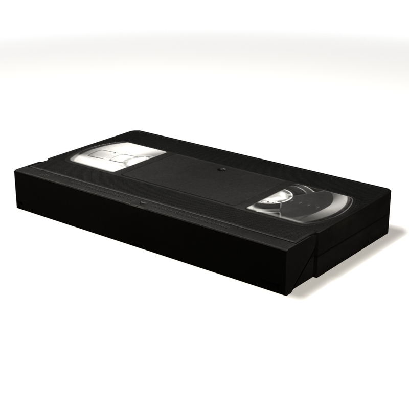 vhs tape 3d model