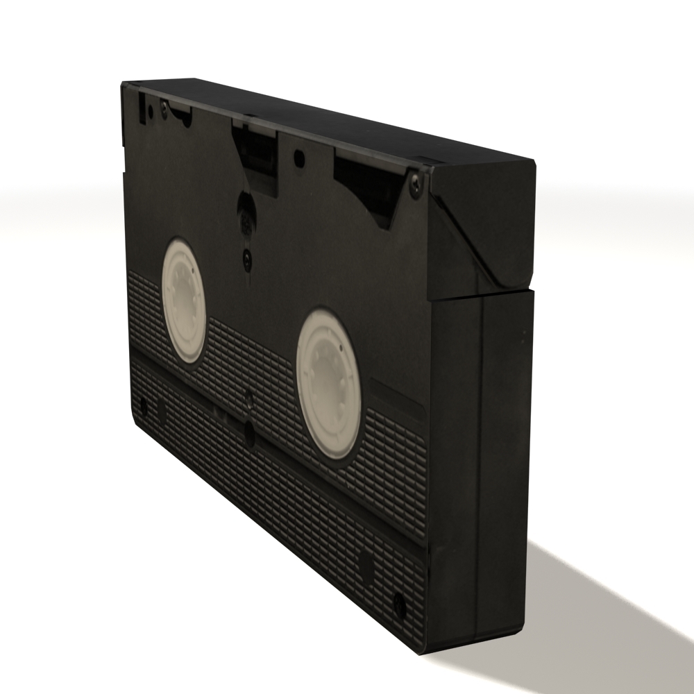 vhs tape 3d model