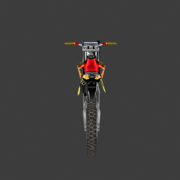 dirt bike 3d model
