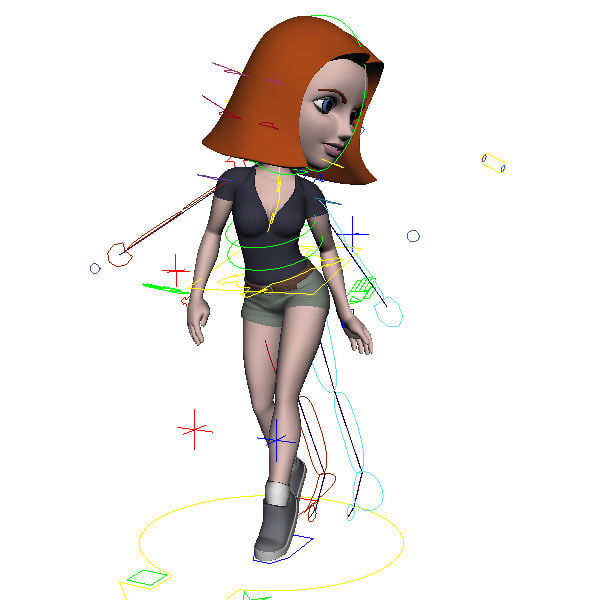3d model avatars rig