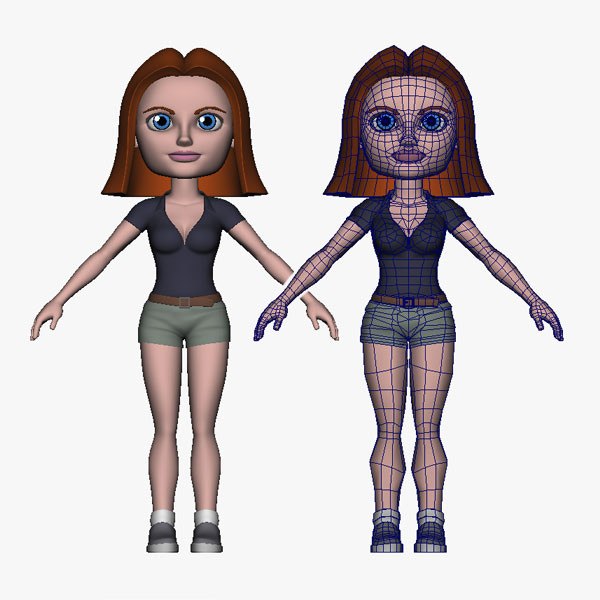 3d model avatars rig