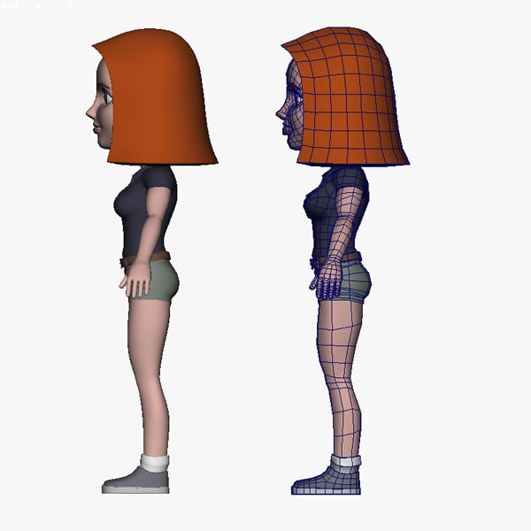 3d model avatars rig