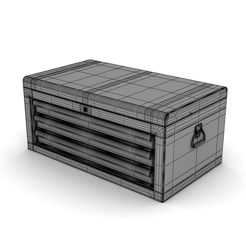 3d tools trolley box model