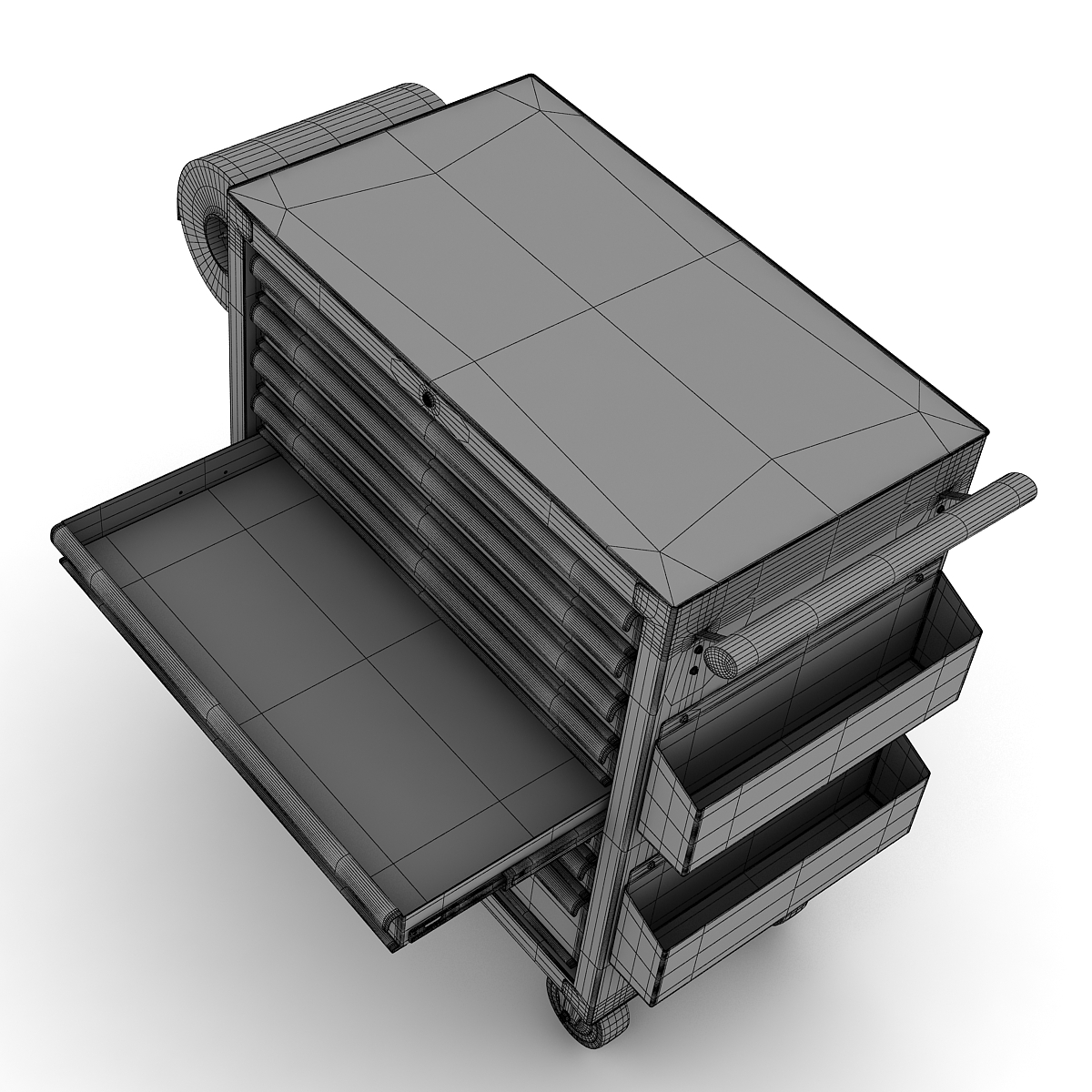 3d tools trolley box model