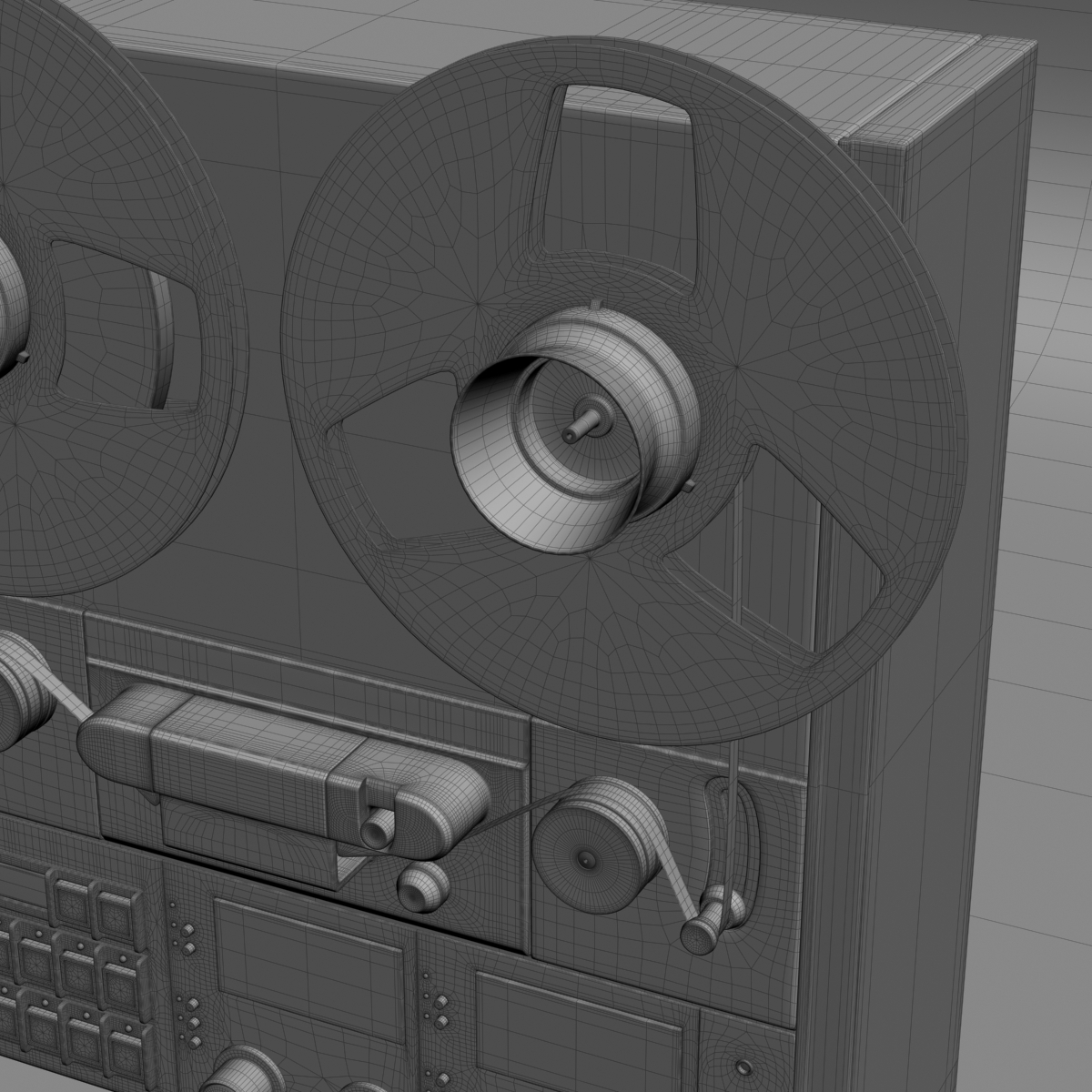 3d model tape recorder