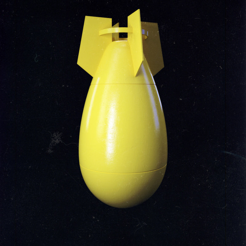 3d model bomb