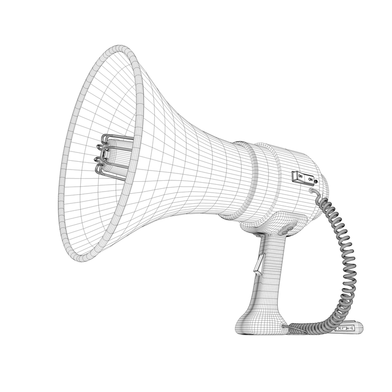 cinema4d megaphone phone