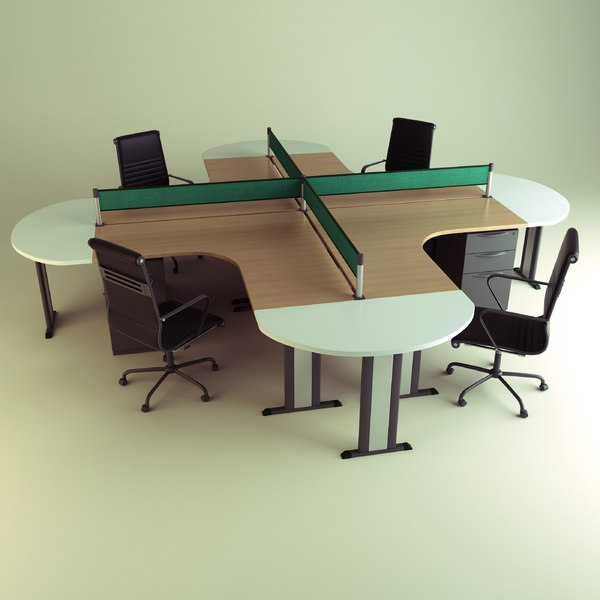 bullpen cubicle 3d model