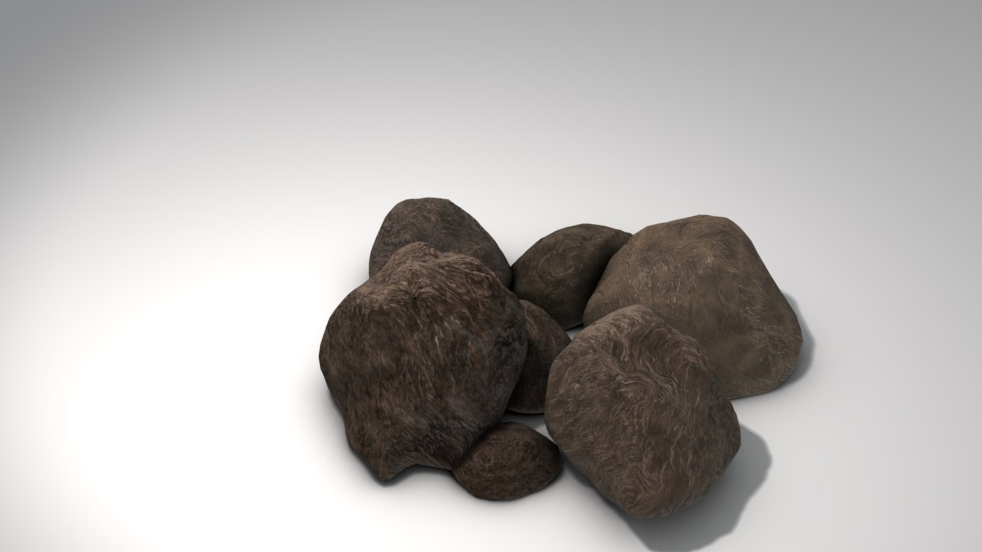prop rocks 3d blend