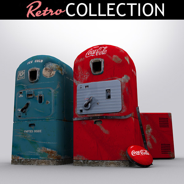 3d vending machines set