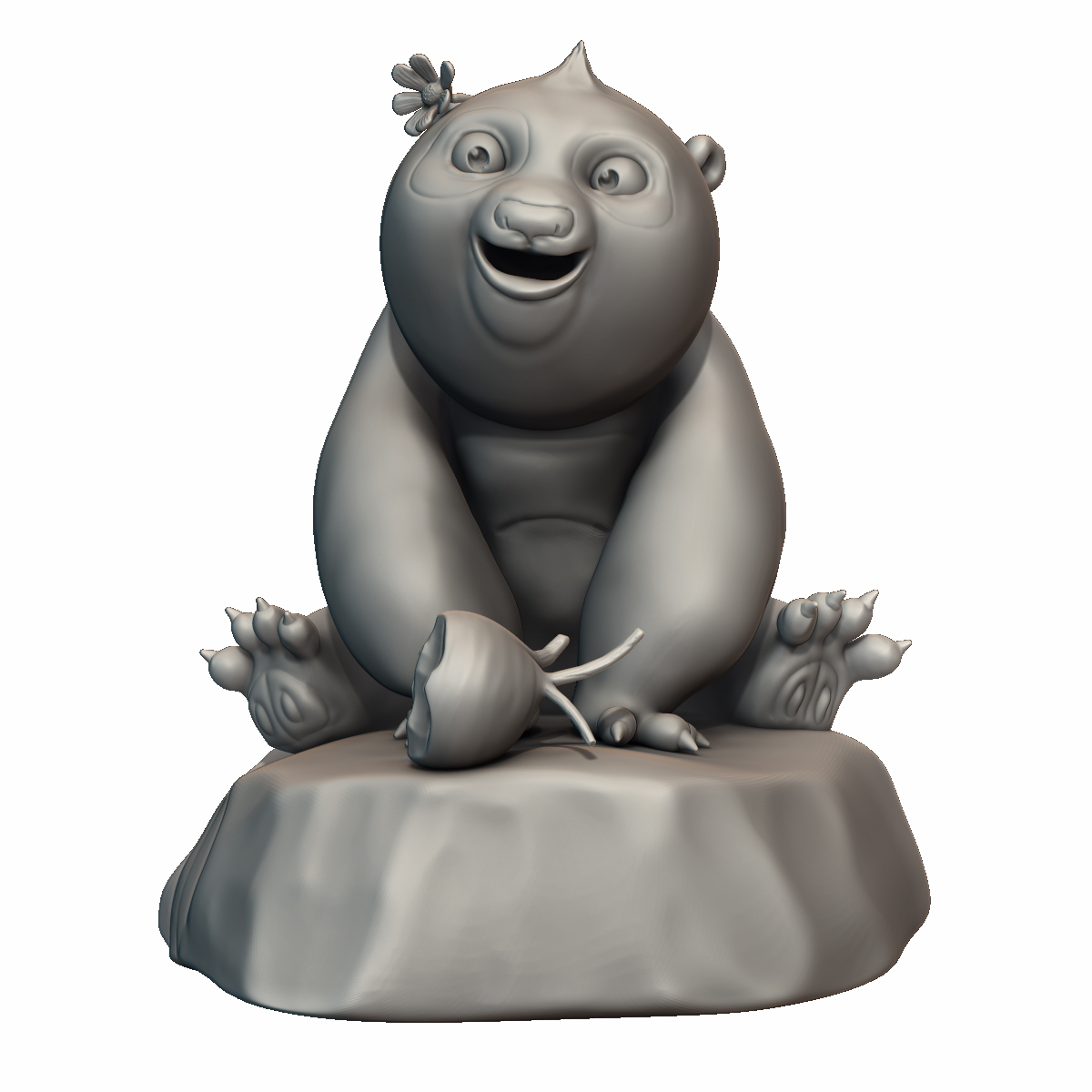 free kung fu panda 3d model