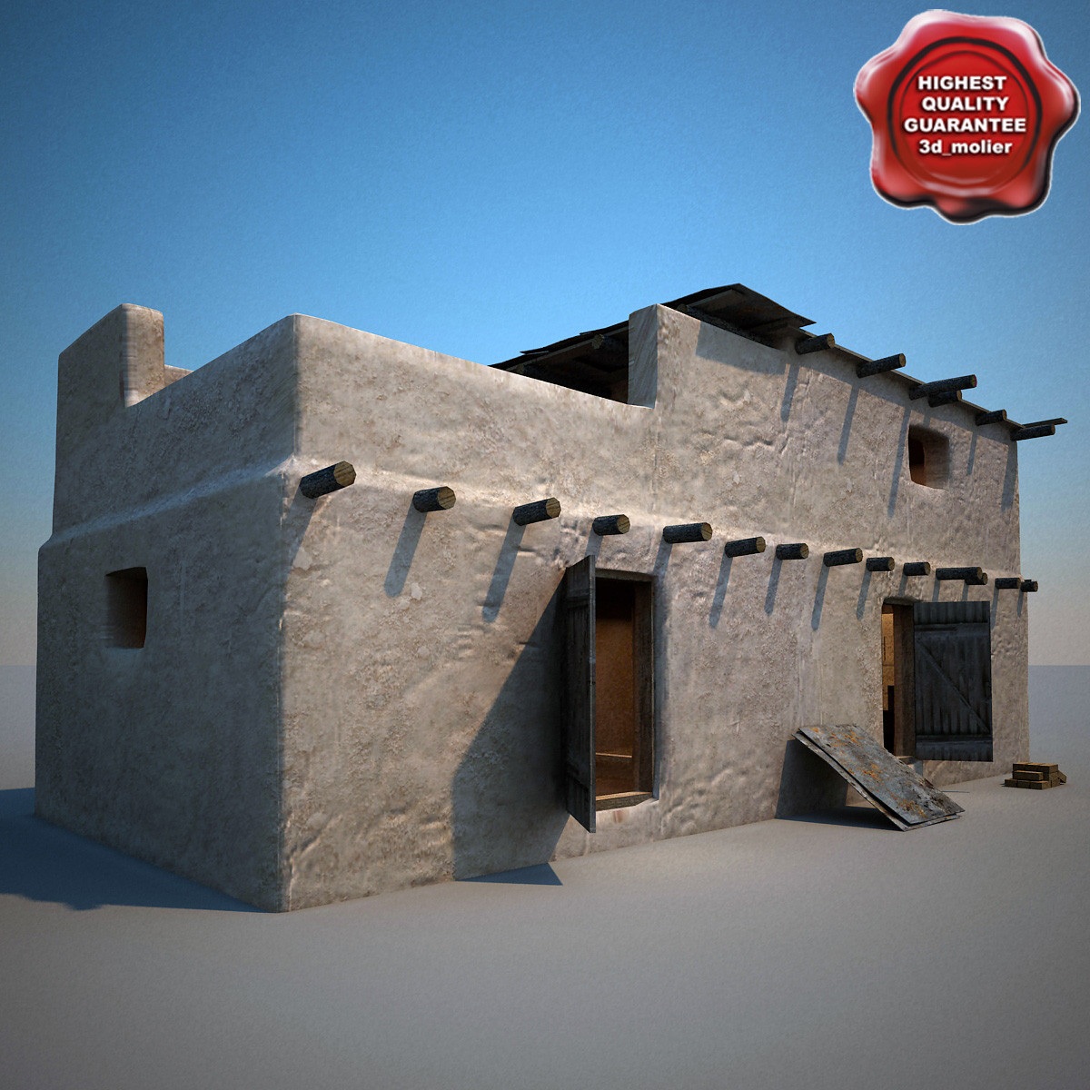 afghanistan house v6 3d model