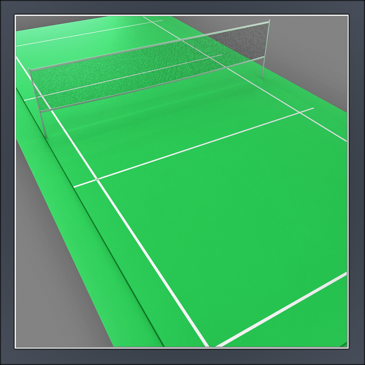 3d badminton racket shuttlecock