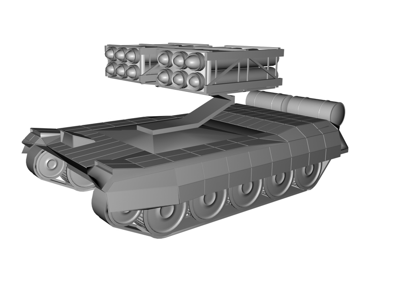 free tank sam site 3d model