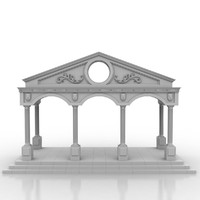 3d model gate architectural