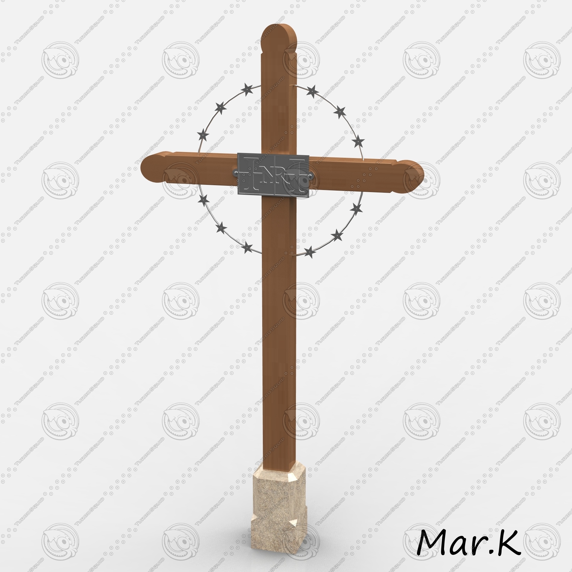 cross crucifix 3d 3ds