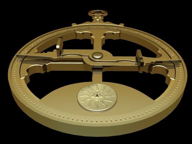 3d model astrolabe