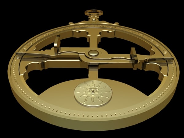 3d model astrolabe