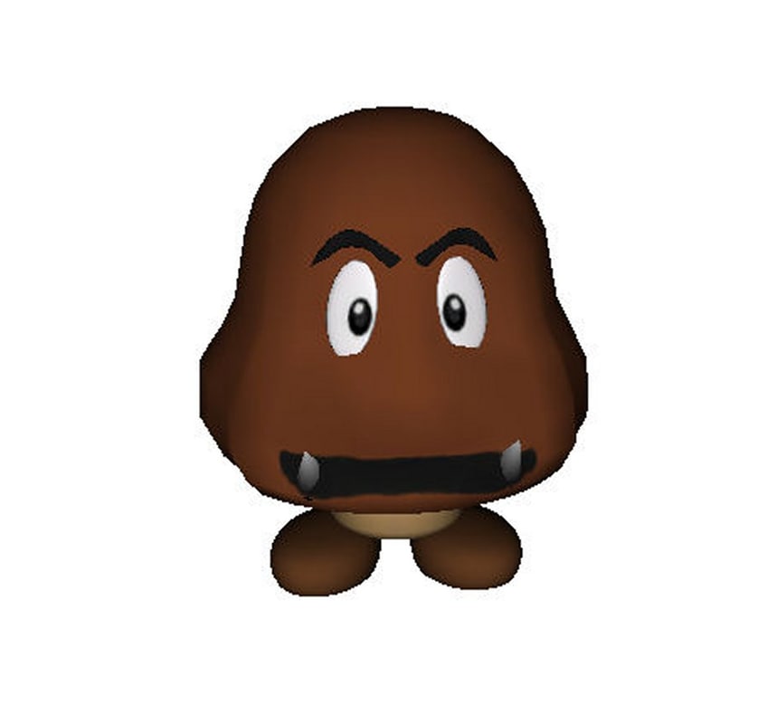 goomba super mario 3d model