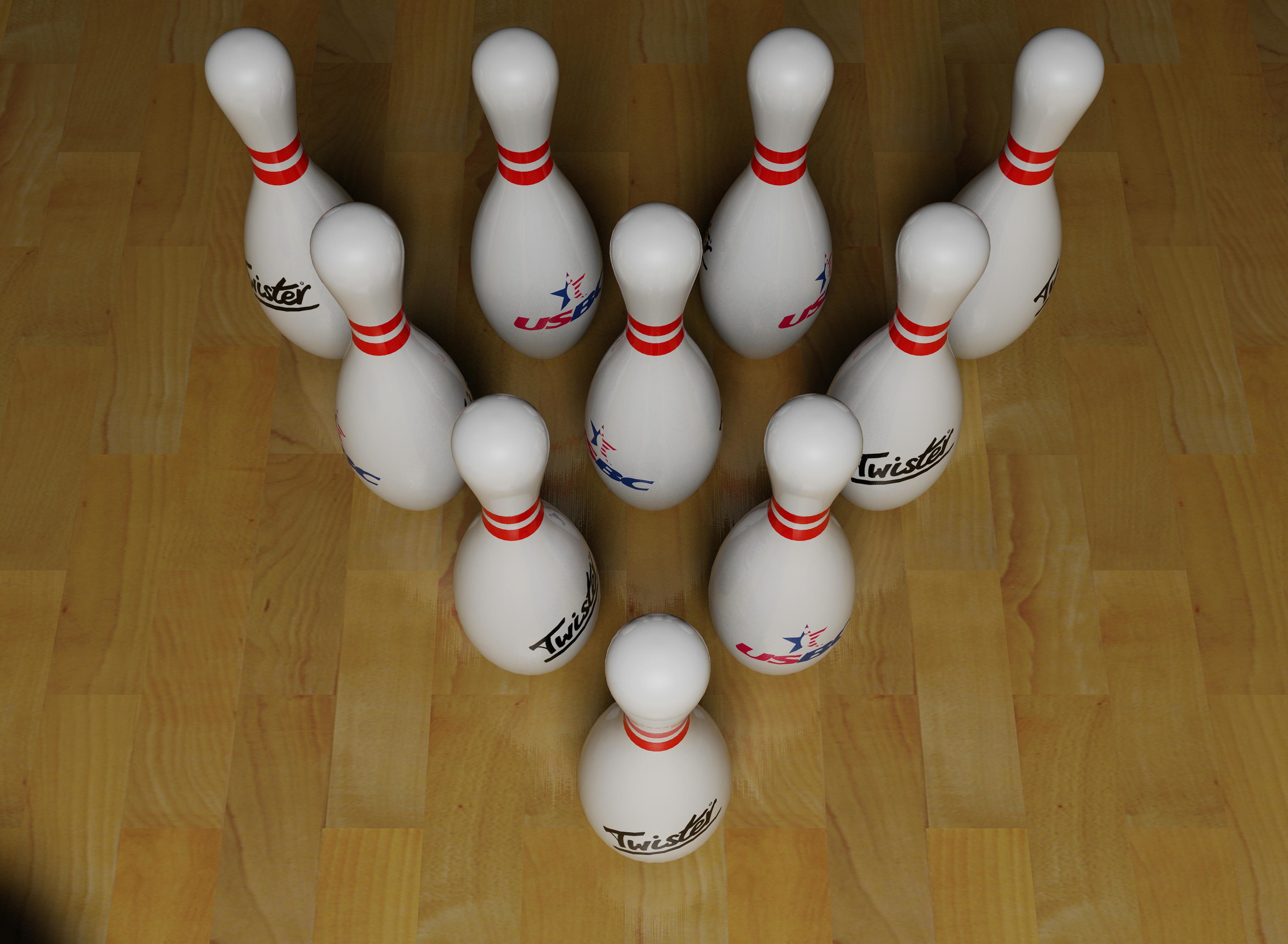 dxf bowling ball pins