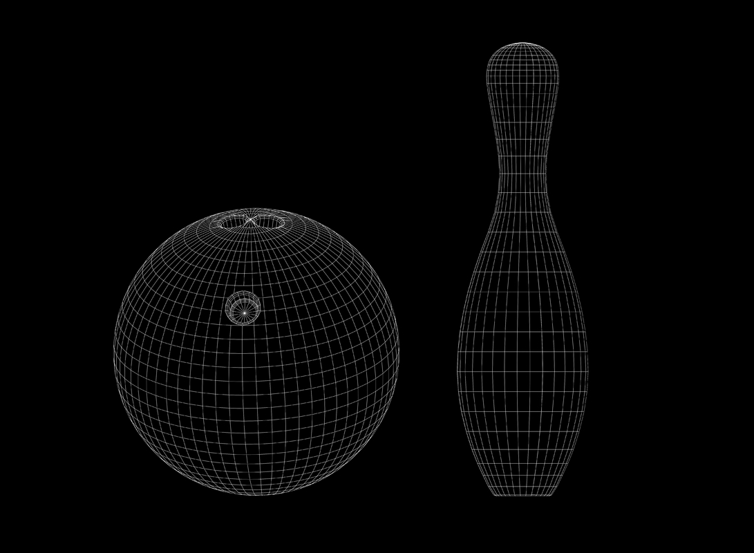 dxf bowling ball pins