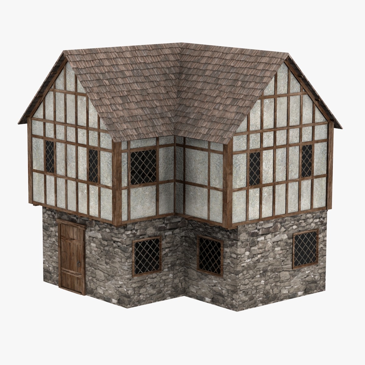 medieval houses 3d max