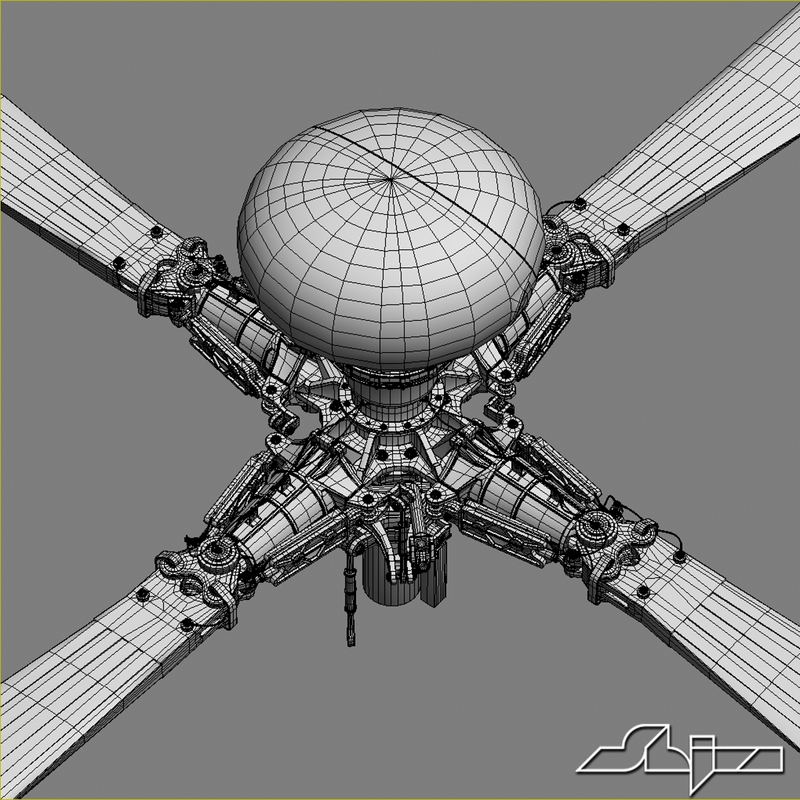 아파치 헬리콥터 프로펠러 3D 모델 - TurboSquid 598295