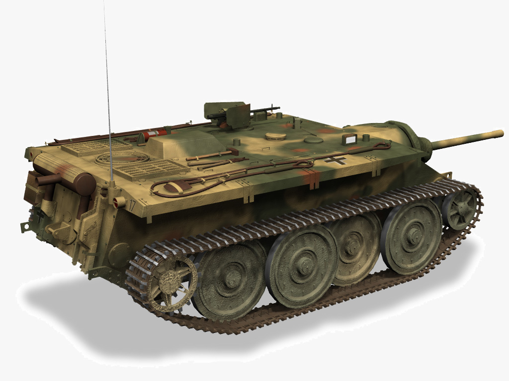 germany tanks e10 panzer 3d model