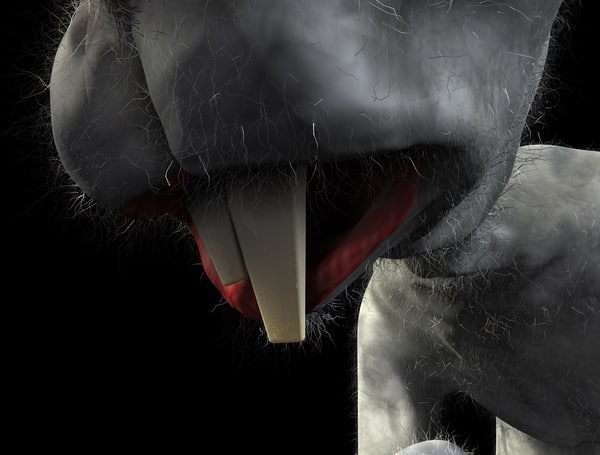 torso evil rabbit 3d c4d