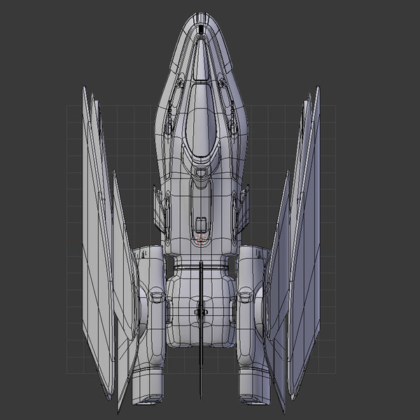 blender spaceship