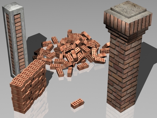 pack brick walls modular max free
