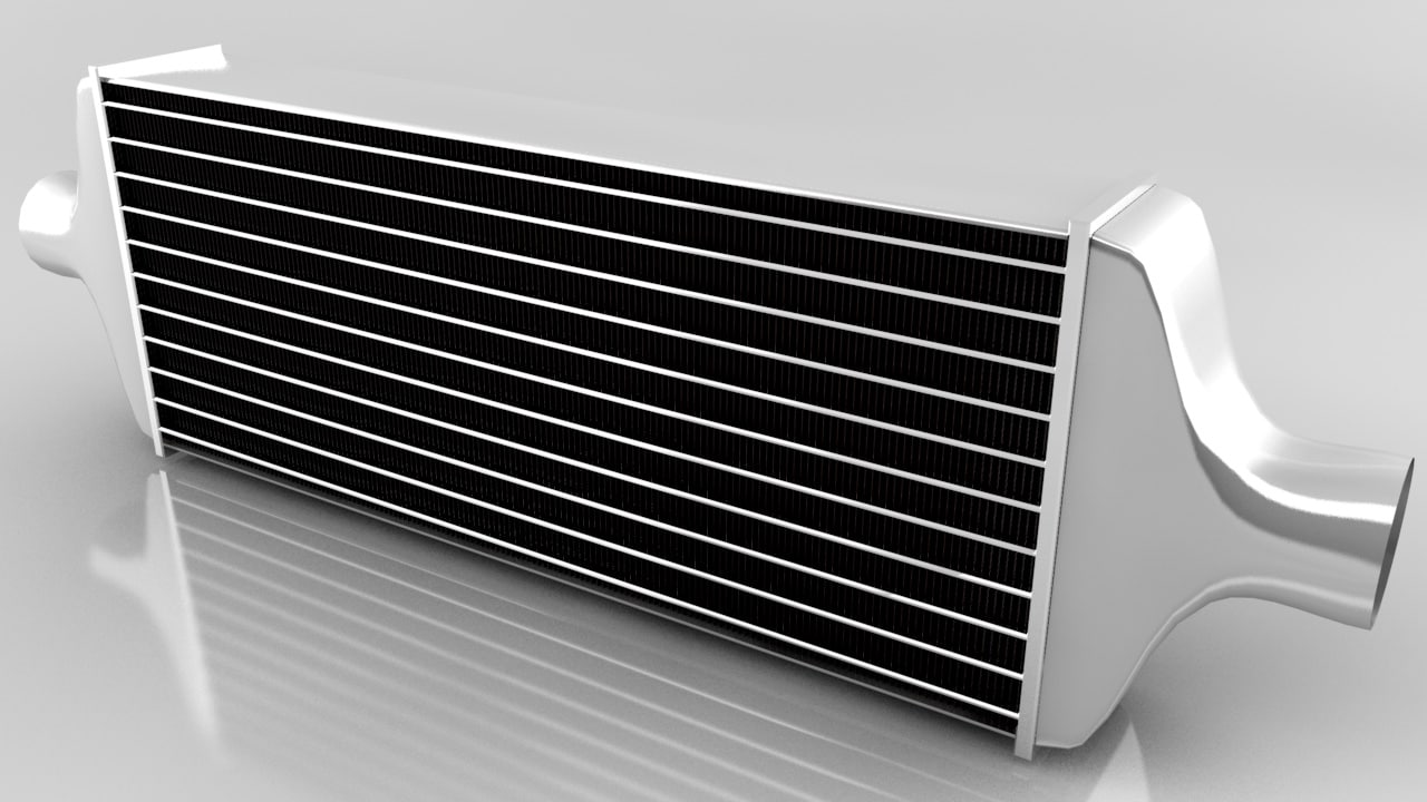 intercooler cooler 3d c4d