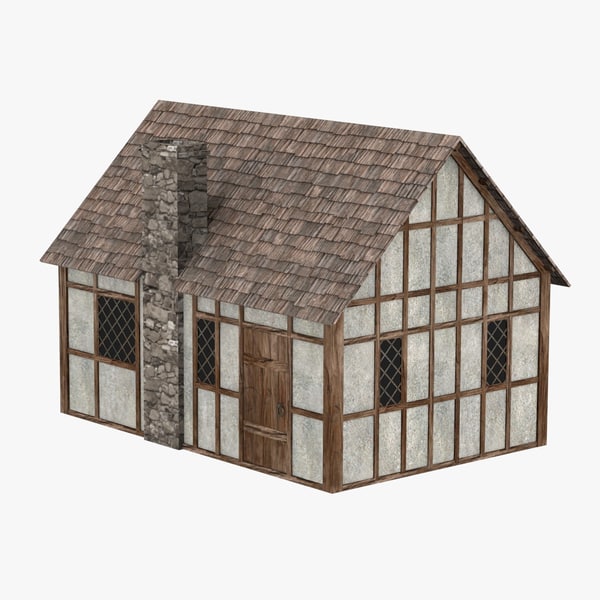 medieval building 3d 3ds
