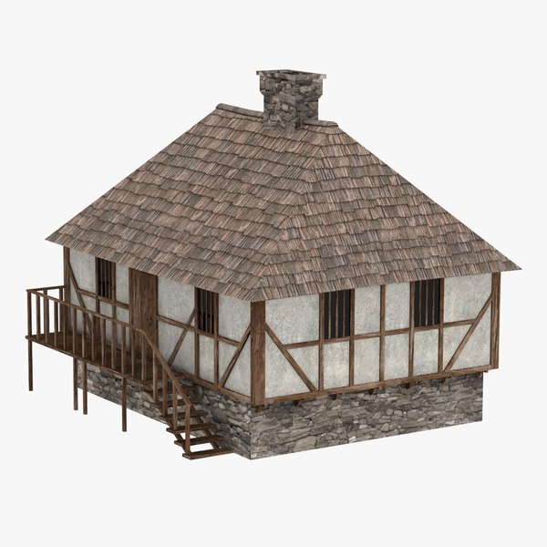 medieval building 3d 3ds